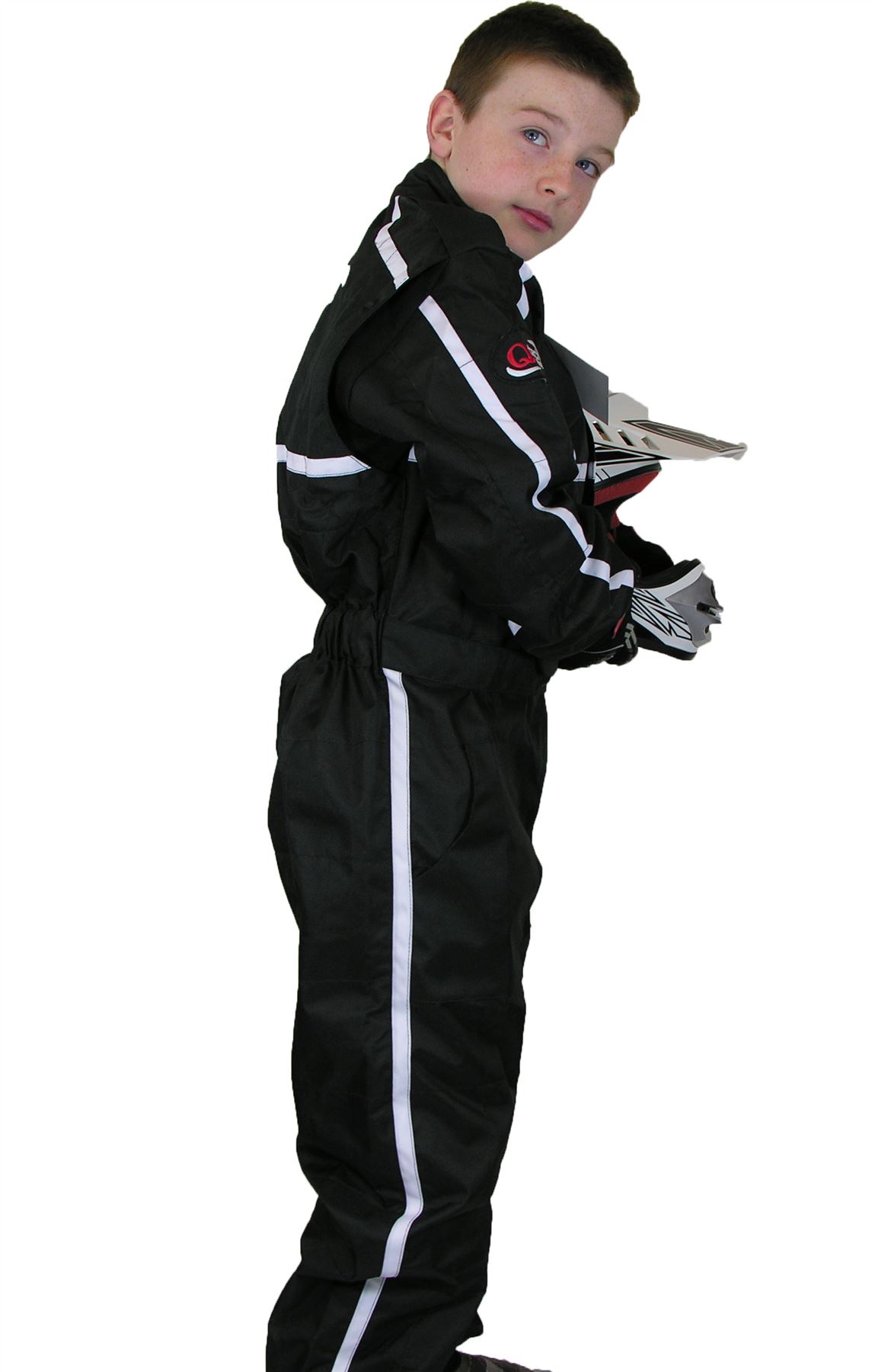 Childrens Kids RACE SUIT Overalls Karting Motocross Racing One Piece ...