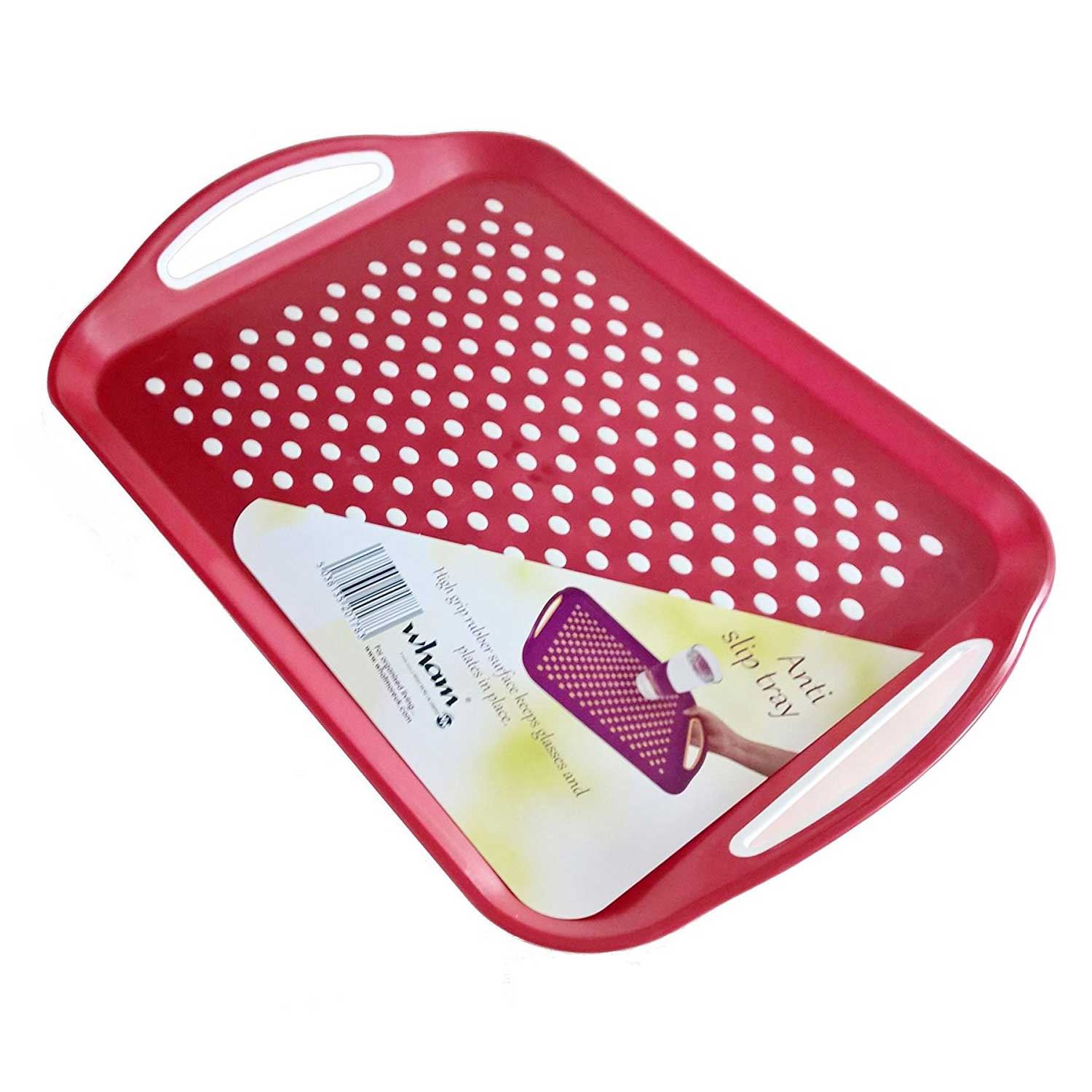 Anti Slip Plastic Serving Trays Rectangular Non Slip Drink Dinner Lap Anti Slip Plastic Serving Trays Rectangular Non Slip Drink Dinner Lap