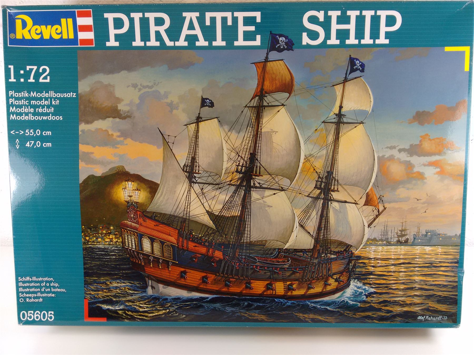 Revell Pirate Ship Plastic Model Kit 172 05605 Used Very Good Ebay
