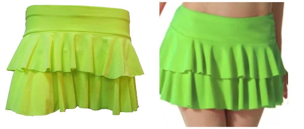 Rara Skirt Neon Mini Skirt y Ra Ra Dance Party Casual Club Wear Soft Rara Skirt Neon Mini Skirt y Ra Ra Dance Party Casual Club Wear Soft