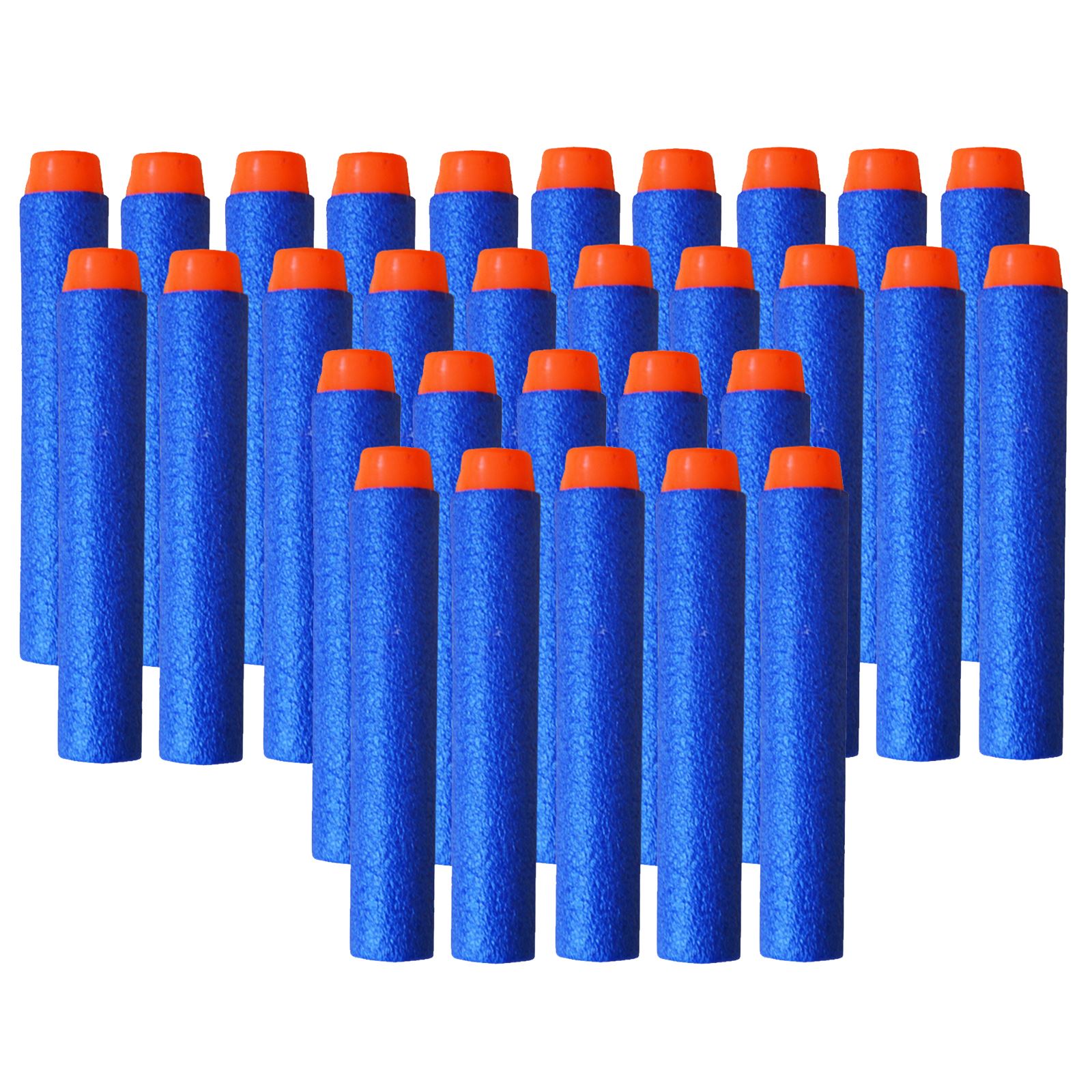 ROUND HARD END TIP FOAM BULLET BULLETS FOR NERF GUN N STRIKE ELITE TOY 