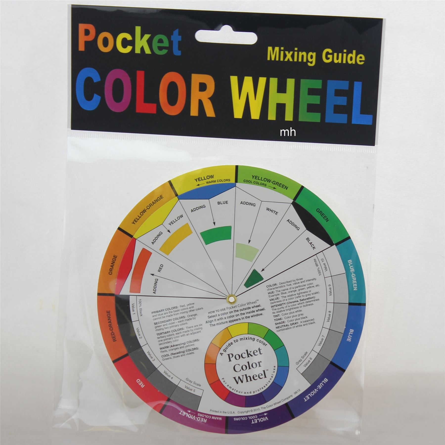 Artists Color Wheel Pocket Colour Wheel Paint Mixing Watercolour Oil artists-color-wheel-pocket-colour-wheel-paint-mixing-watercolour-oil