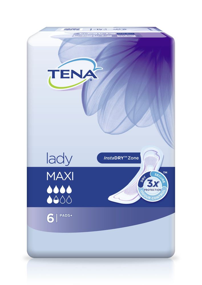 Tena Lady Maxi 6 Pads - 3 Pack | eBay